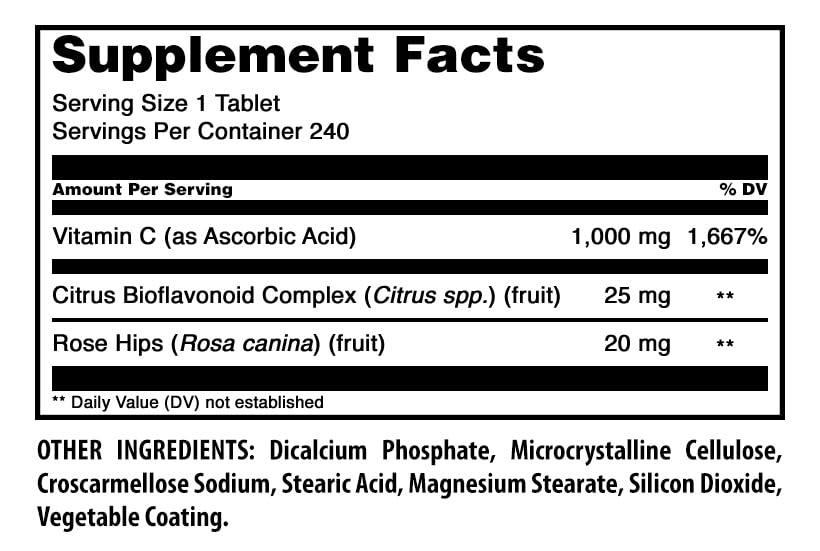 immune support vitamin c supplement