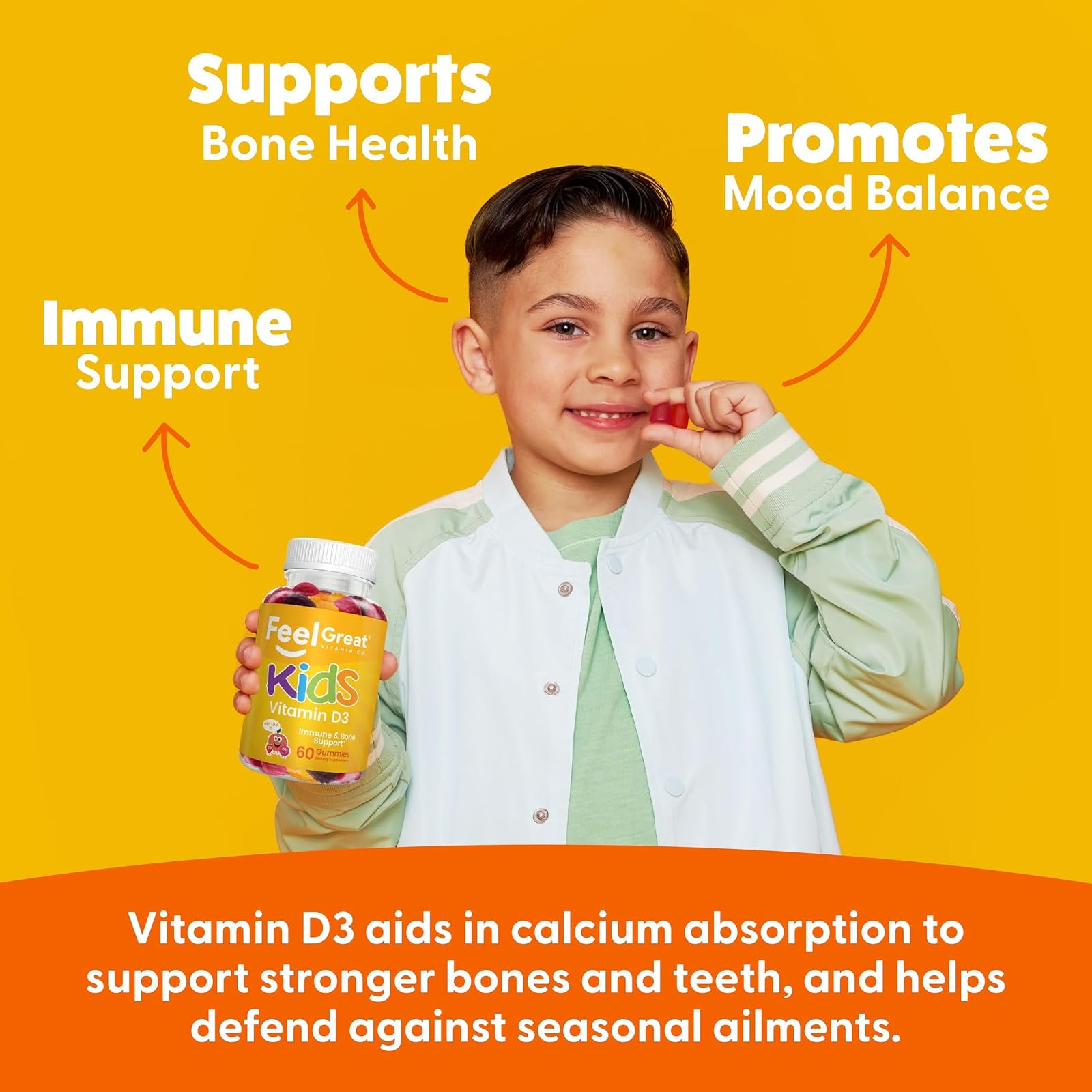 Immune support Vitamin D gummies