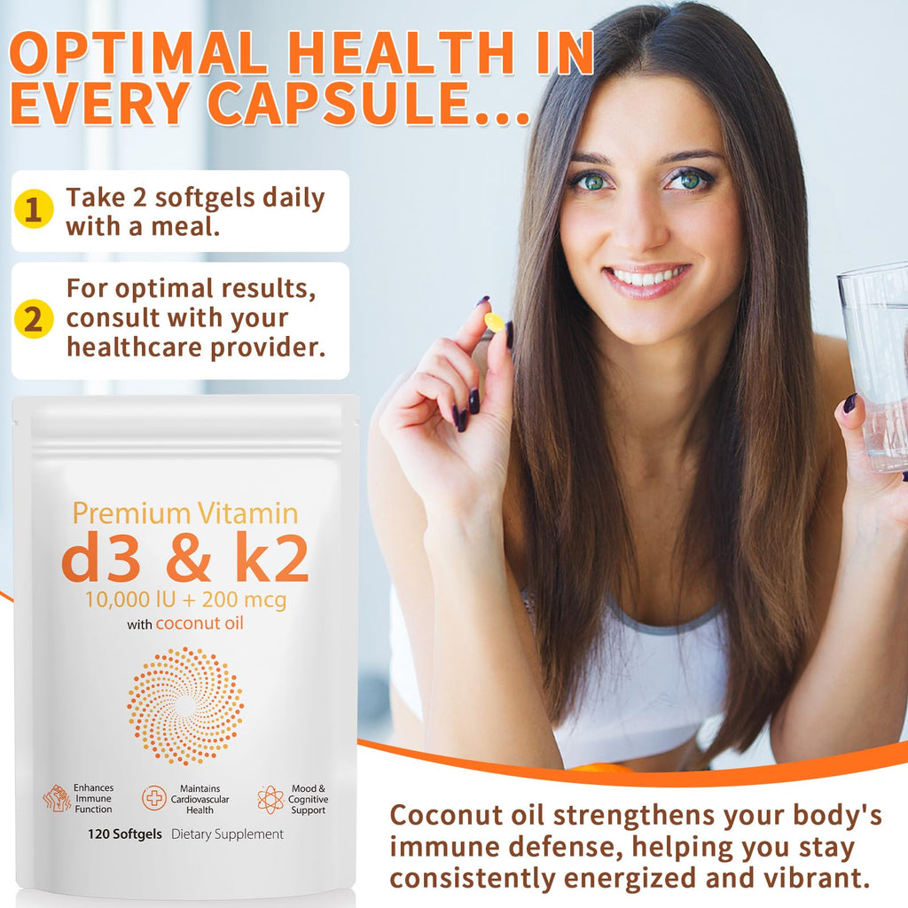 immune support vitamin D3 K2 supplement