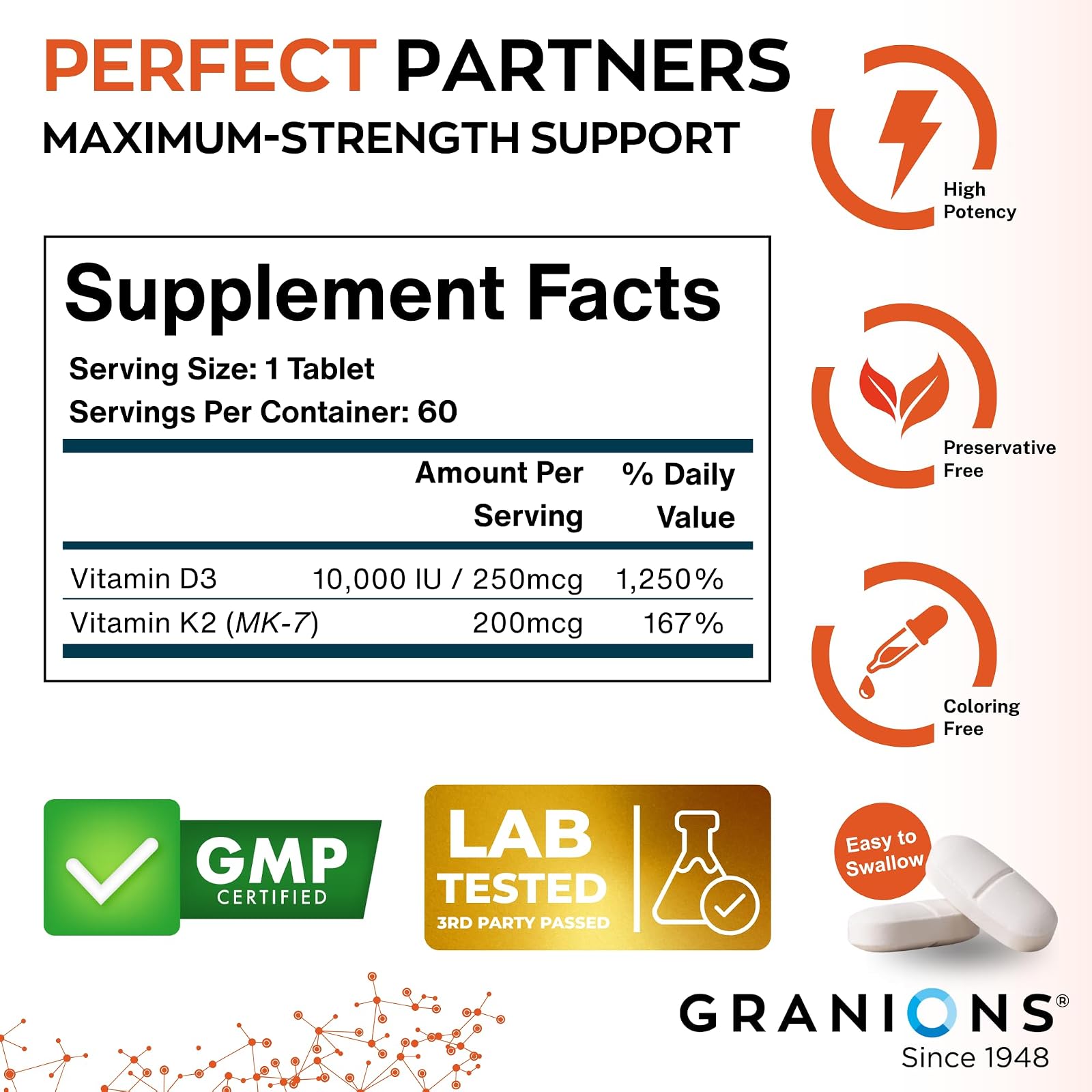 immune support vitamin D3 K2