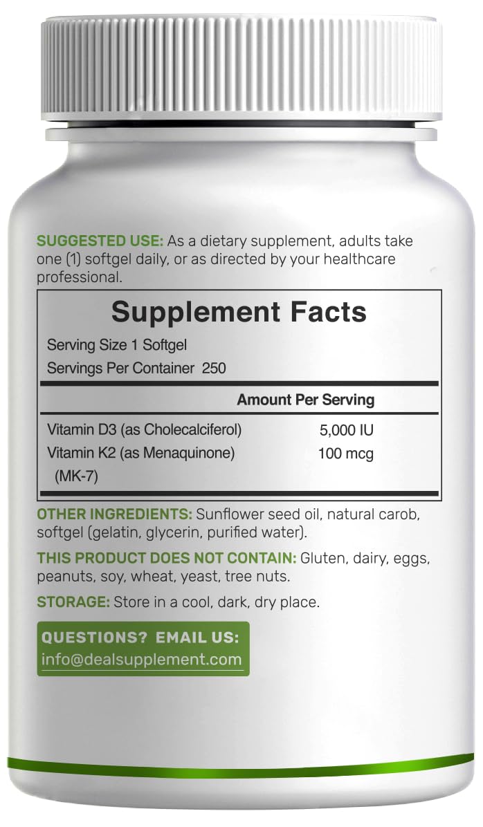 immune support vitamin D3 softgels