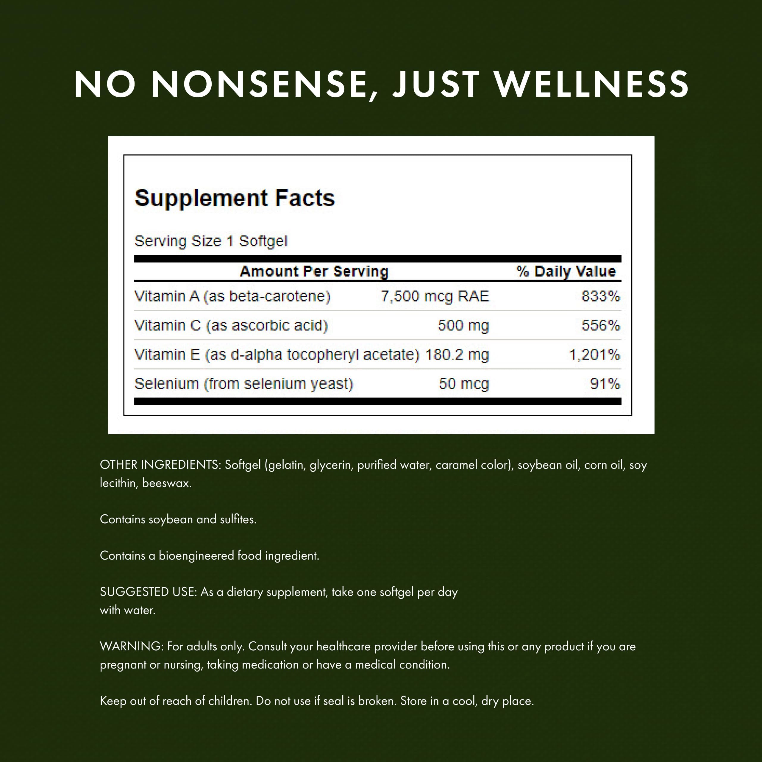 immune support vitamin softgels