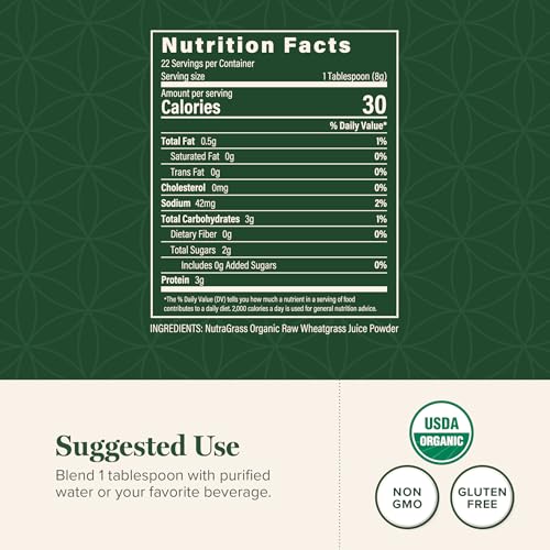immune support wheat grass powder