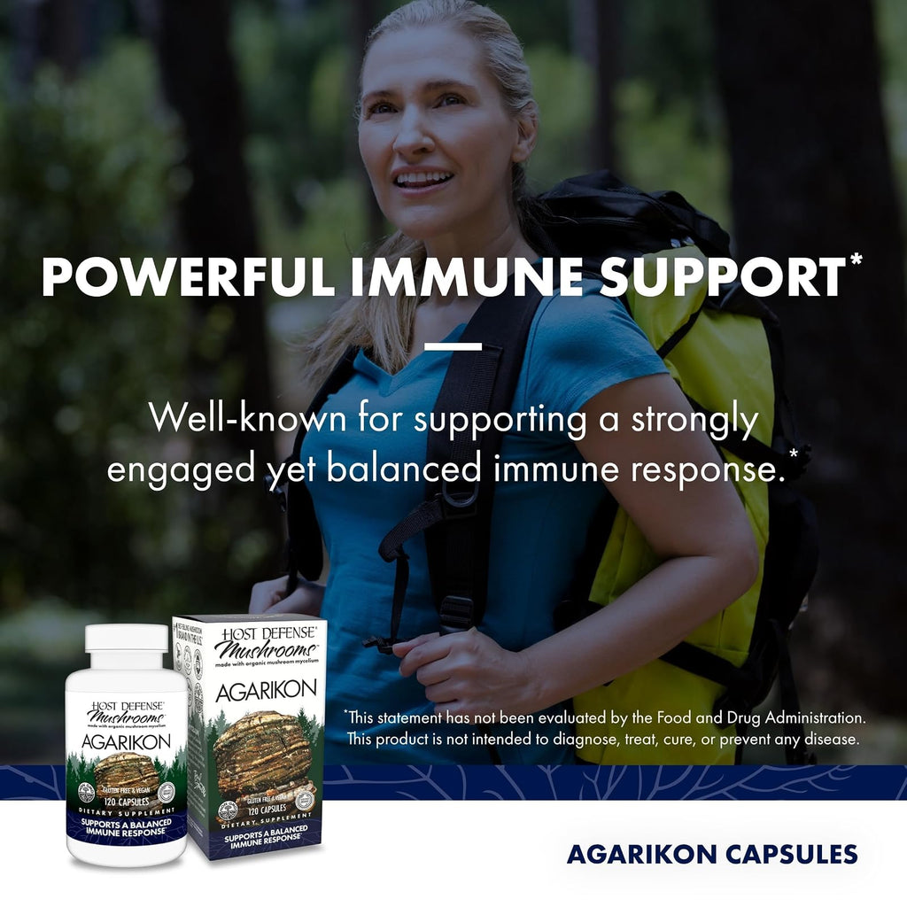 immune support with Agarikon mushrooms