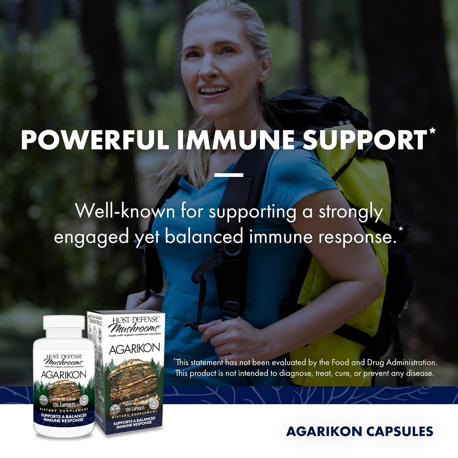 immune support with Agarikon mushrooms