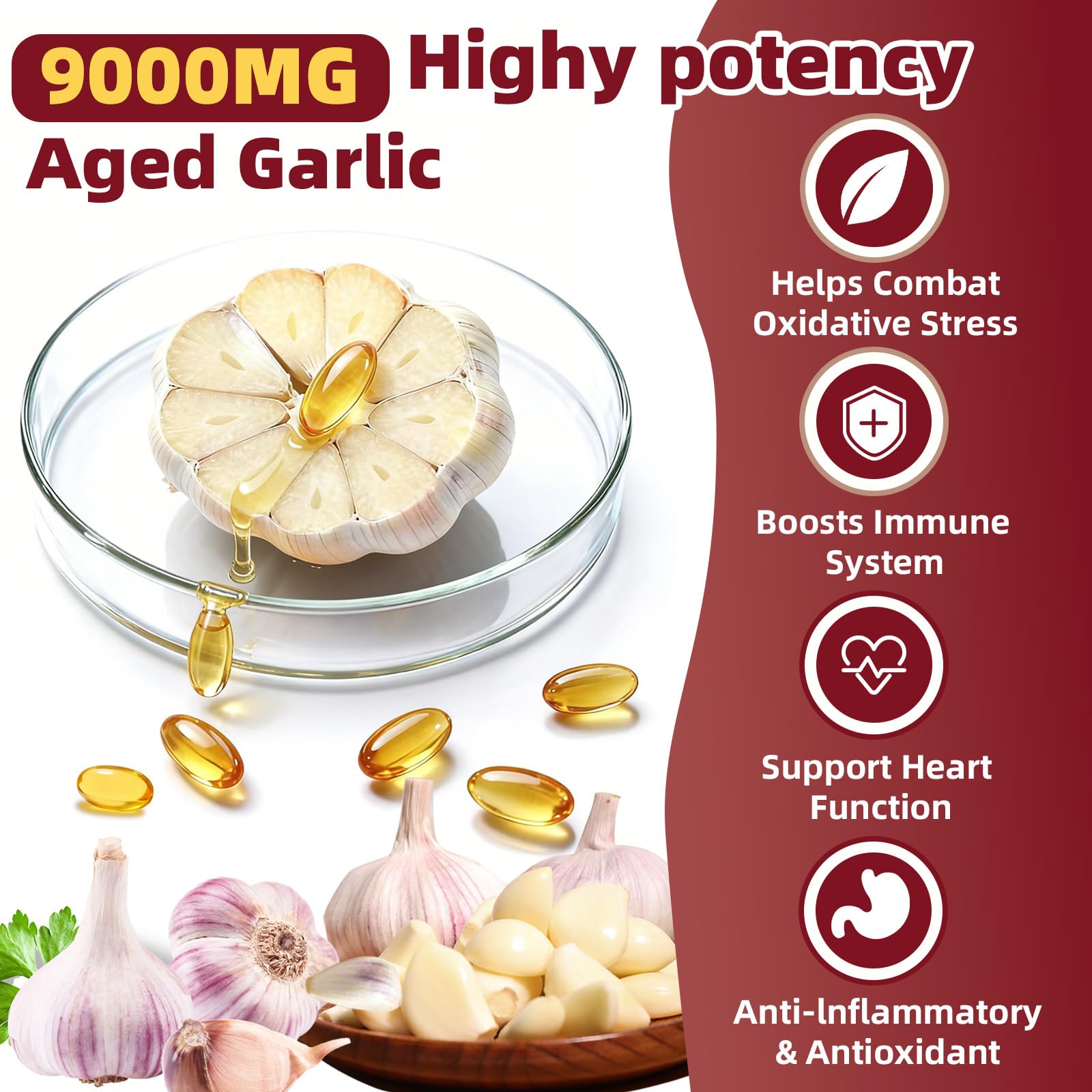 immune support with aged garlic