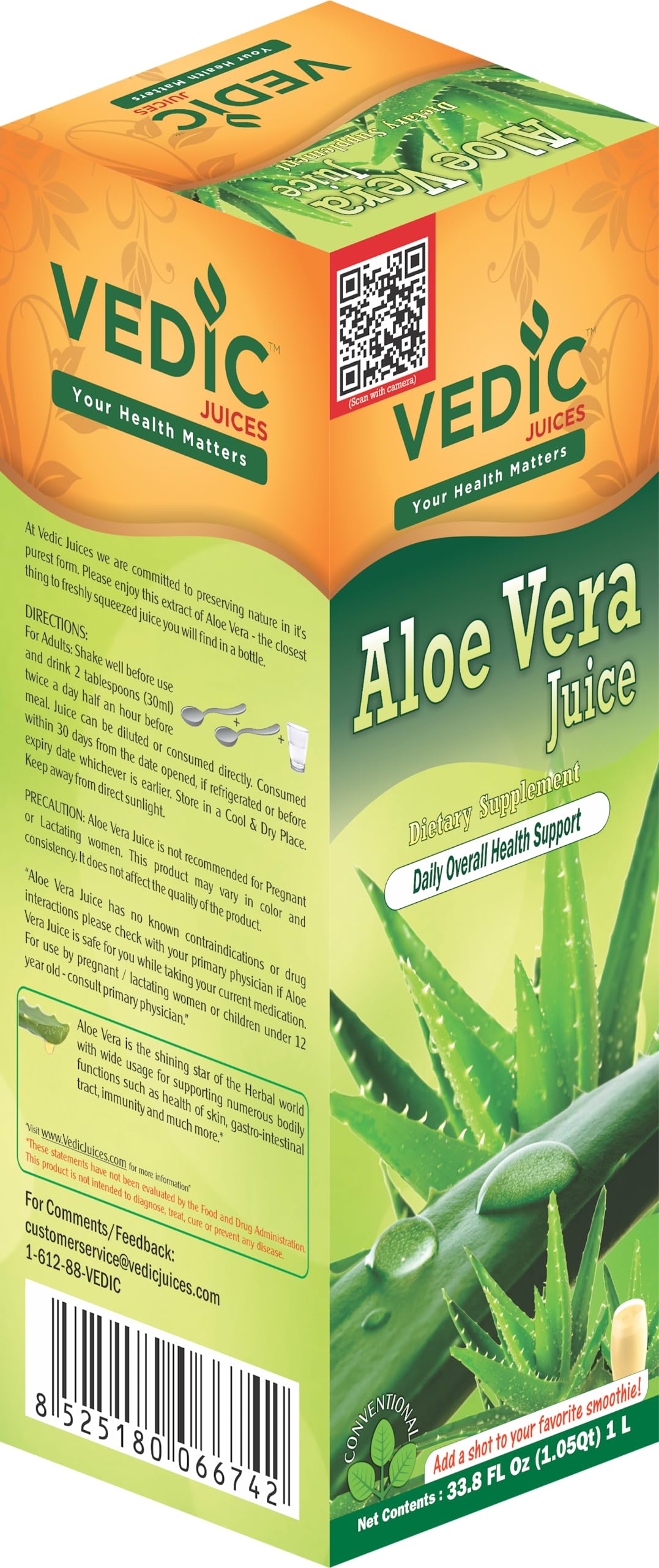 immune support with aloe vera juice