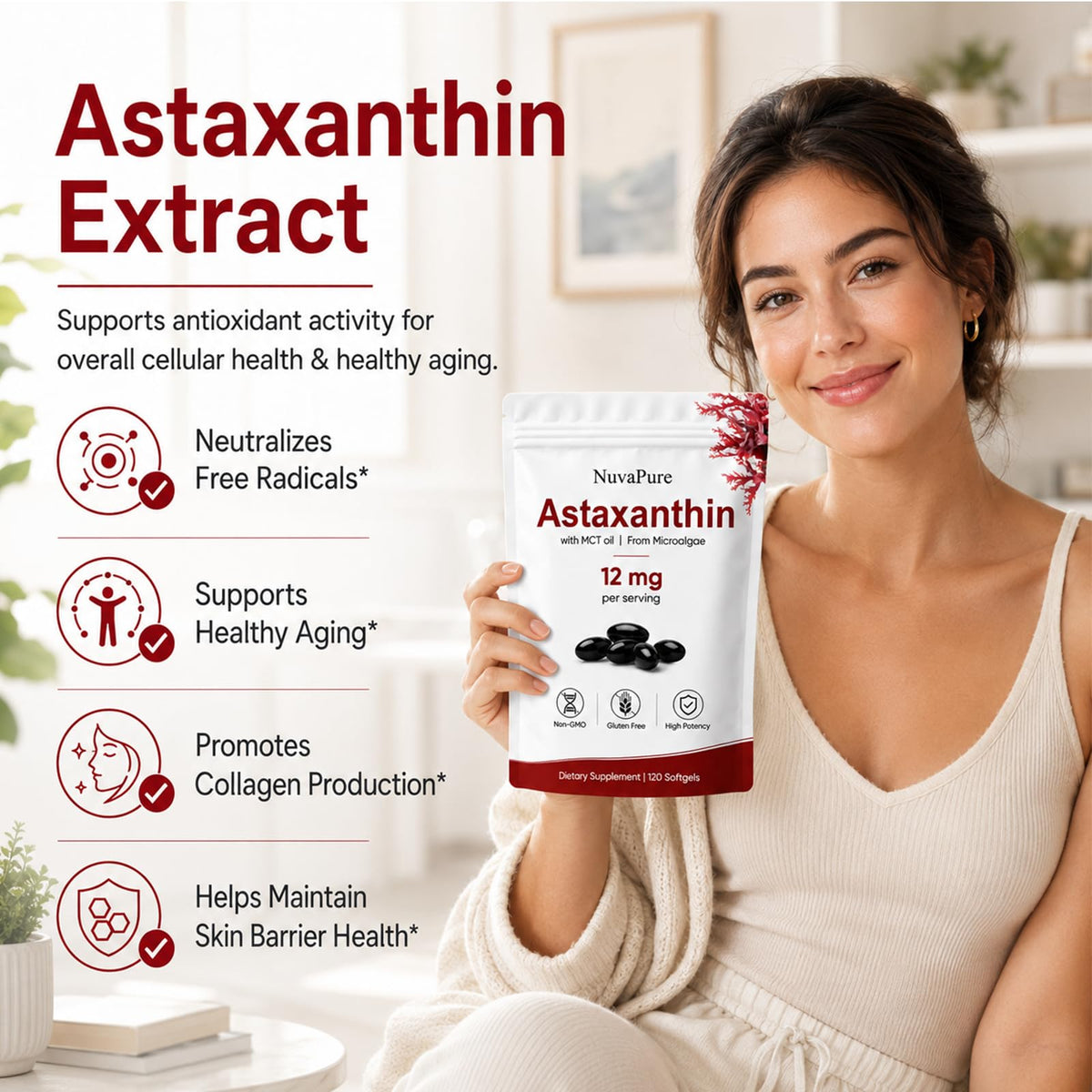 immune support with astaxanthin
