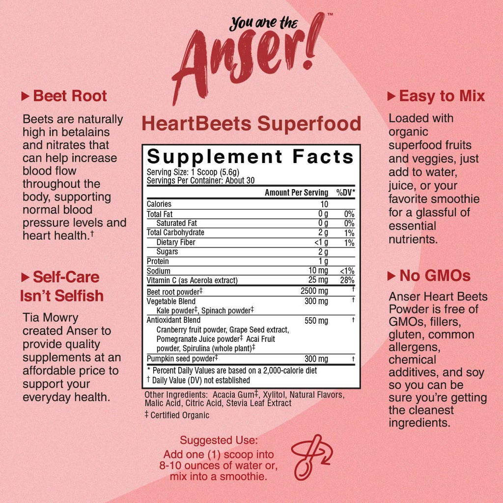 Immune support with beet root powder
