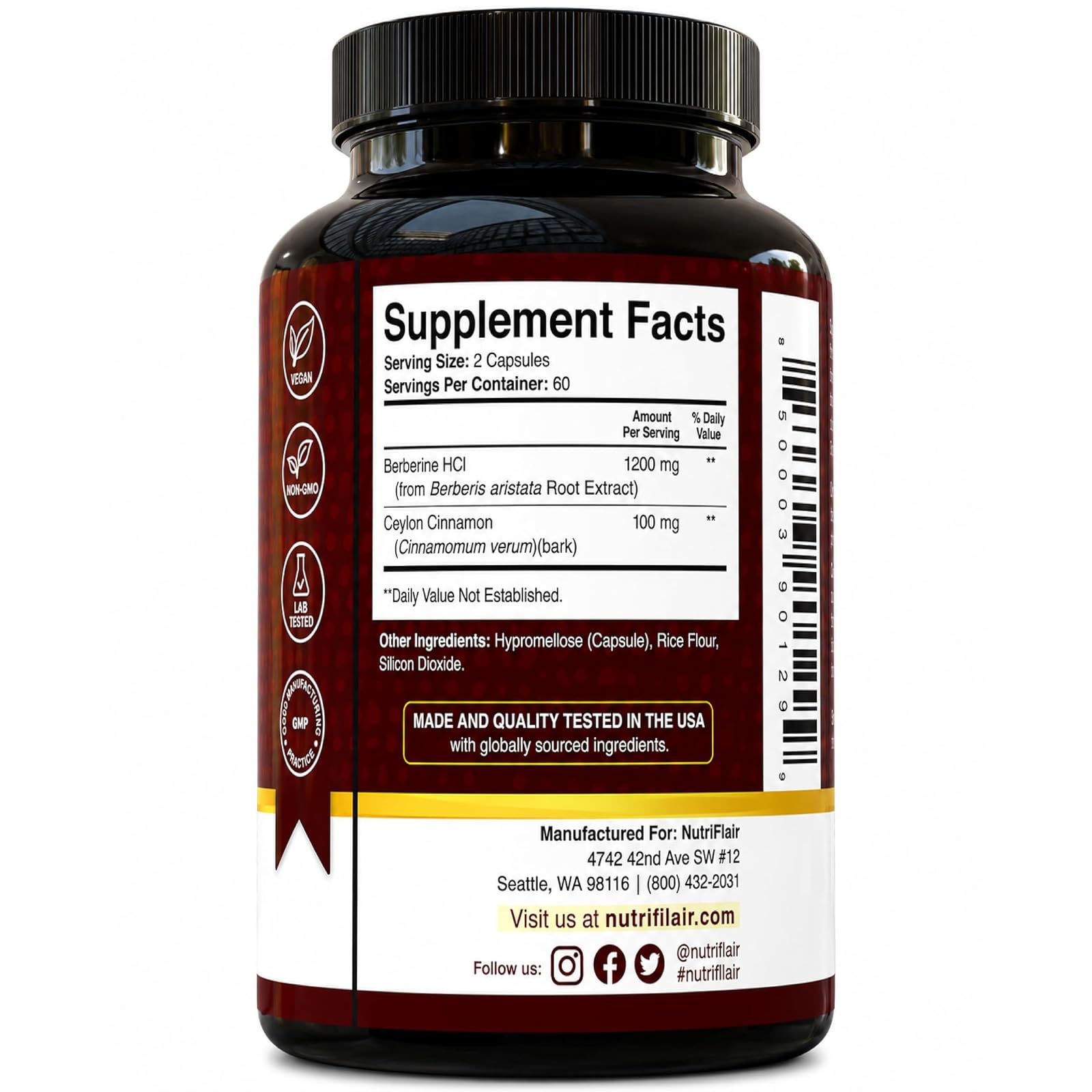 immune support with berberine supplement