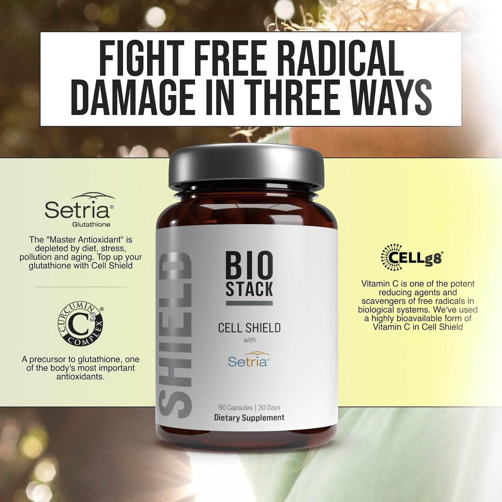 immune support with BIOSTACK Cell Shield
