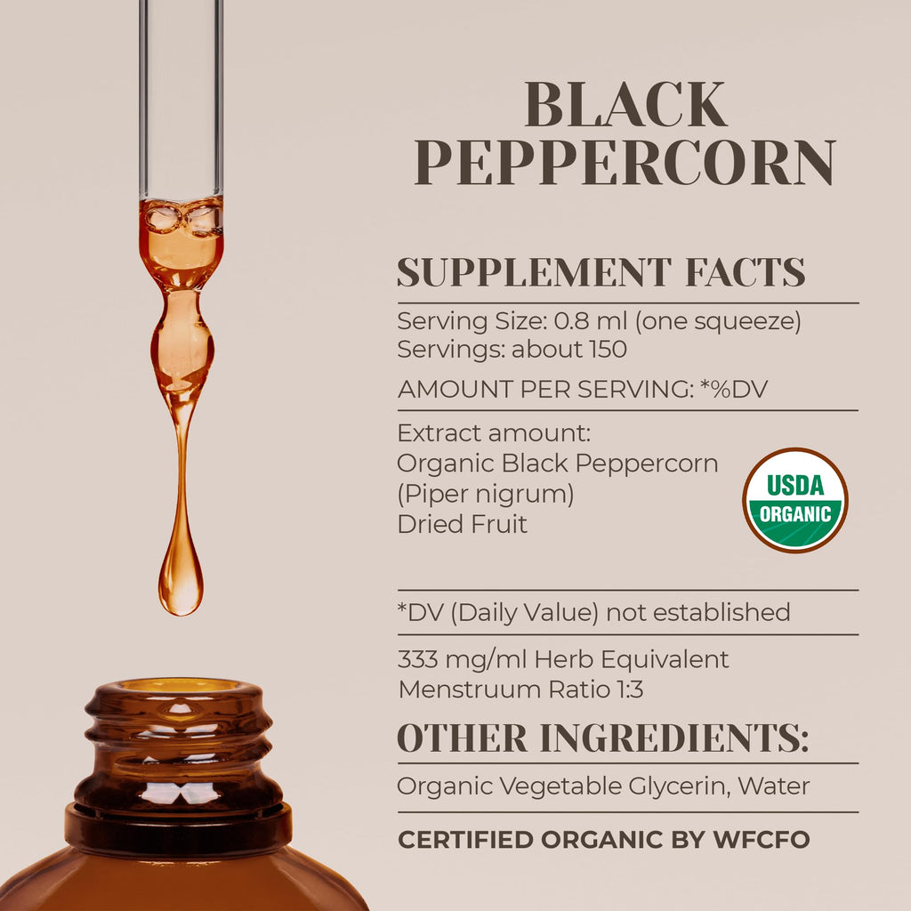 immune support with black peppercorn