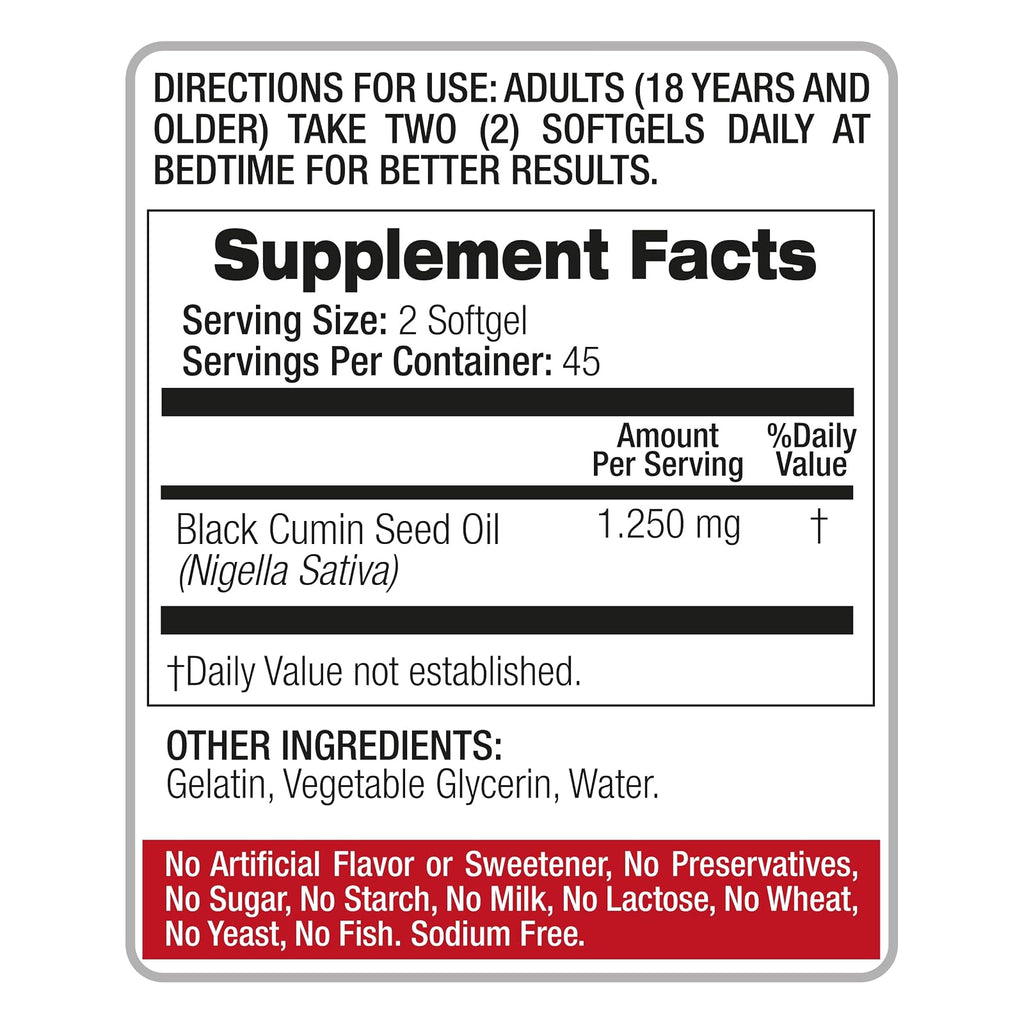 immune support with black seed oil