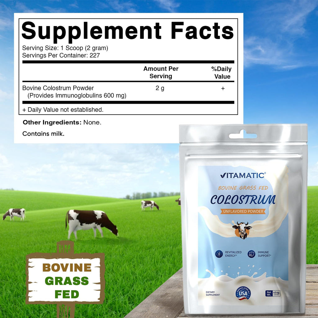 immune support with bovine colostrum