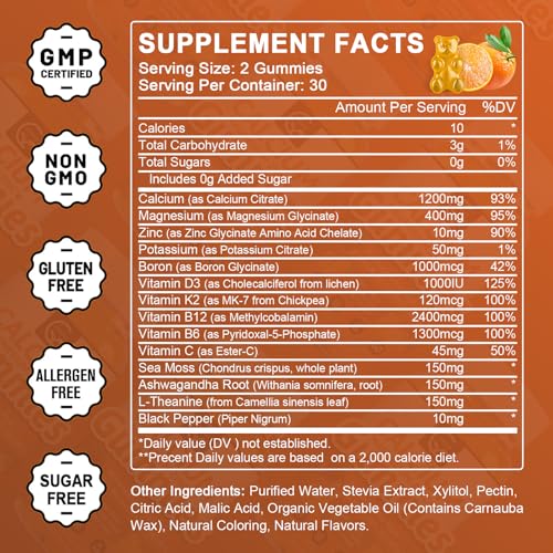 immune support with calcium and vitamins