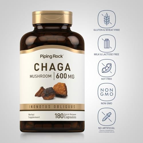 Immune support with chaga capsules