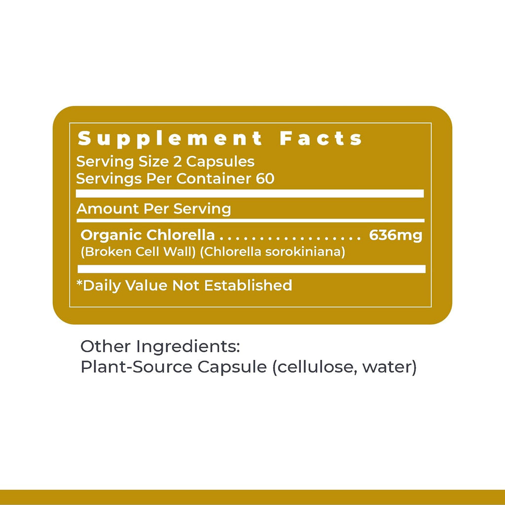 immune support with chlorella capsules