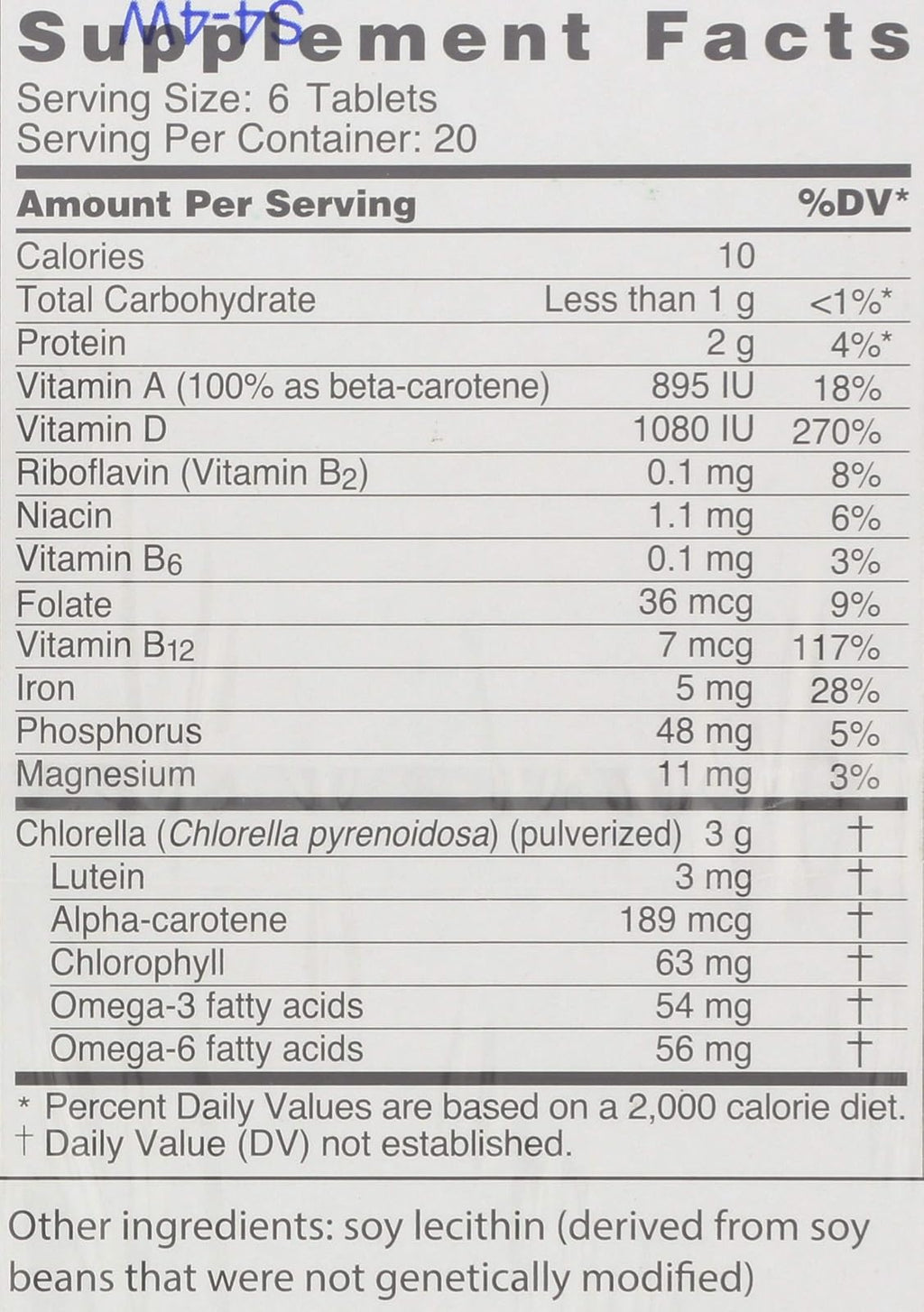 immune support with chlorella