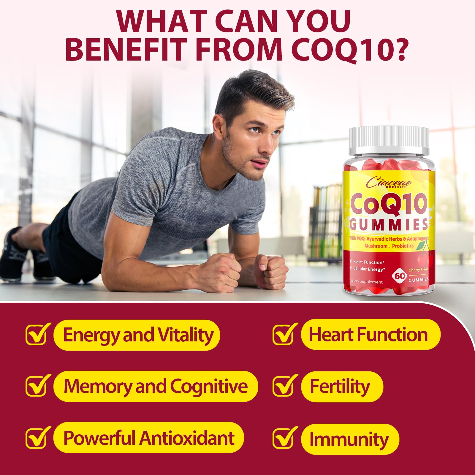 immune support with coq10 vitamins