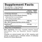 immune support with cordyceps extract