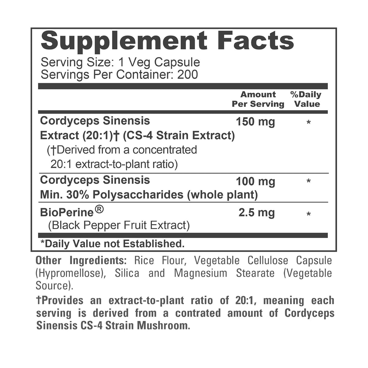 immune support with cordyceps extract