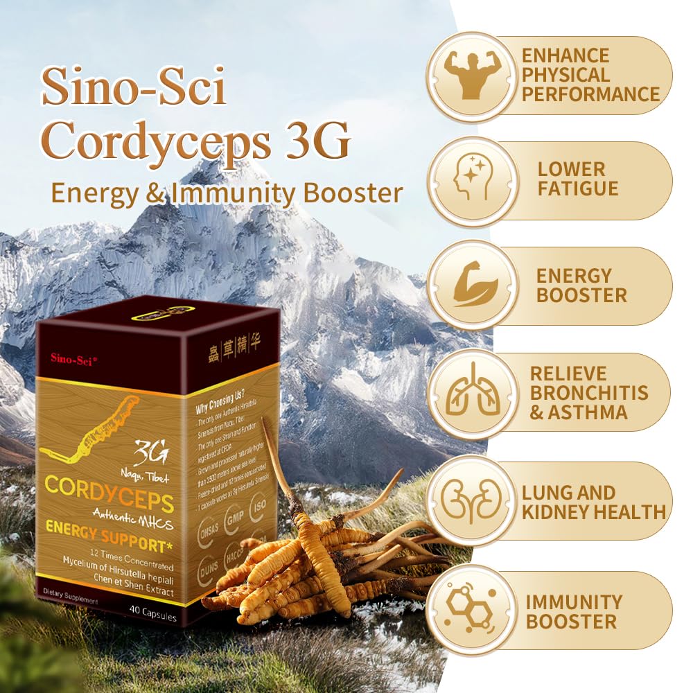 Immune support with cordyceps mushrooms