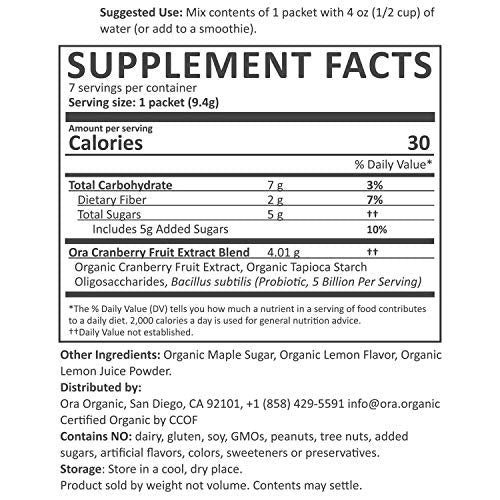 immune support with cranberry extract