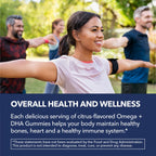 Immune support with DHA omega gummies