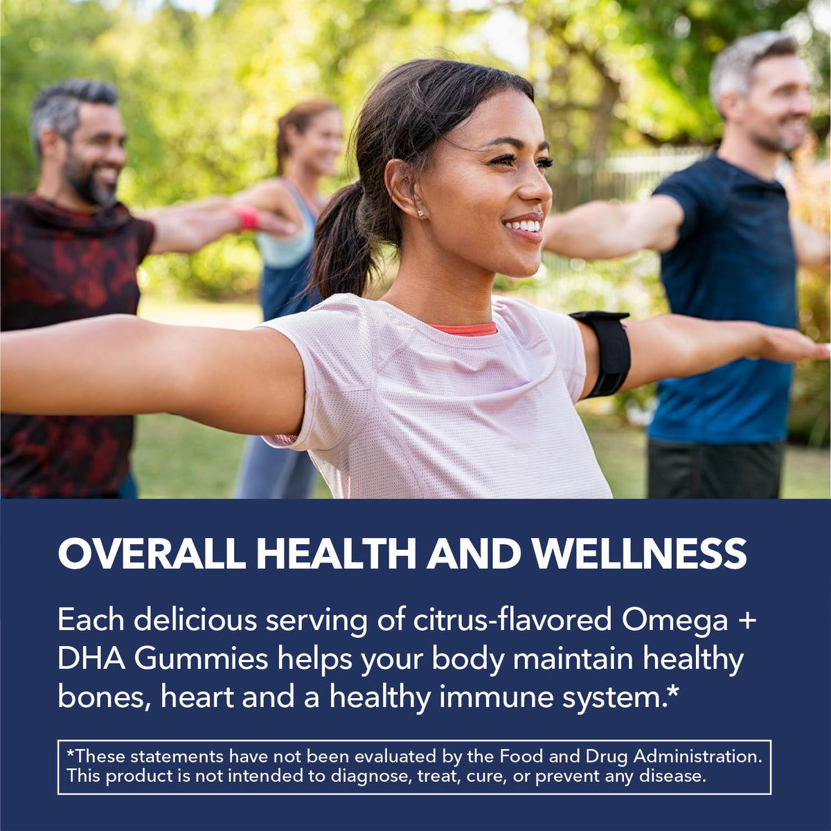 Immune support with DHA omega gummies