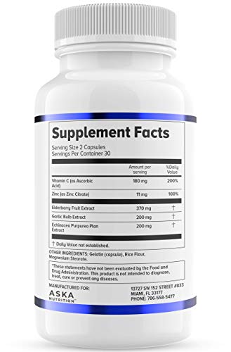 immune support with elderberry and garlic