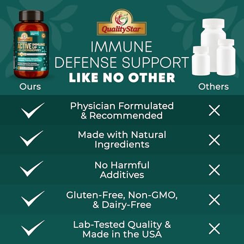 immune support with elderberry and herbs