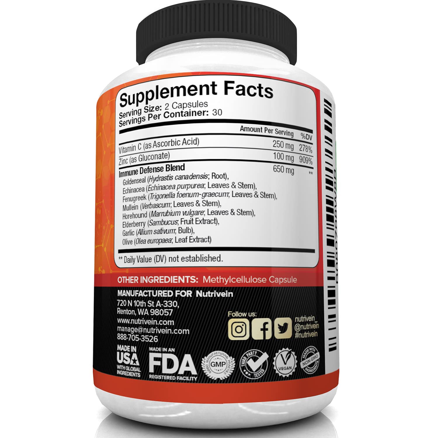 immune support with elderberry and zinc