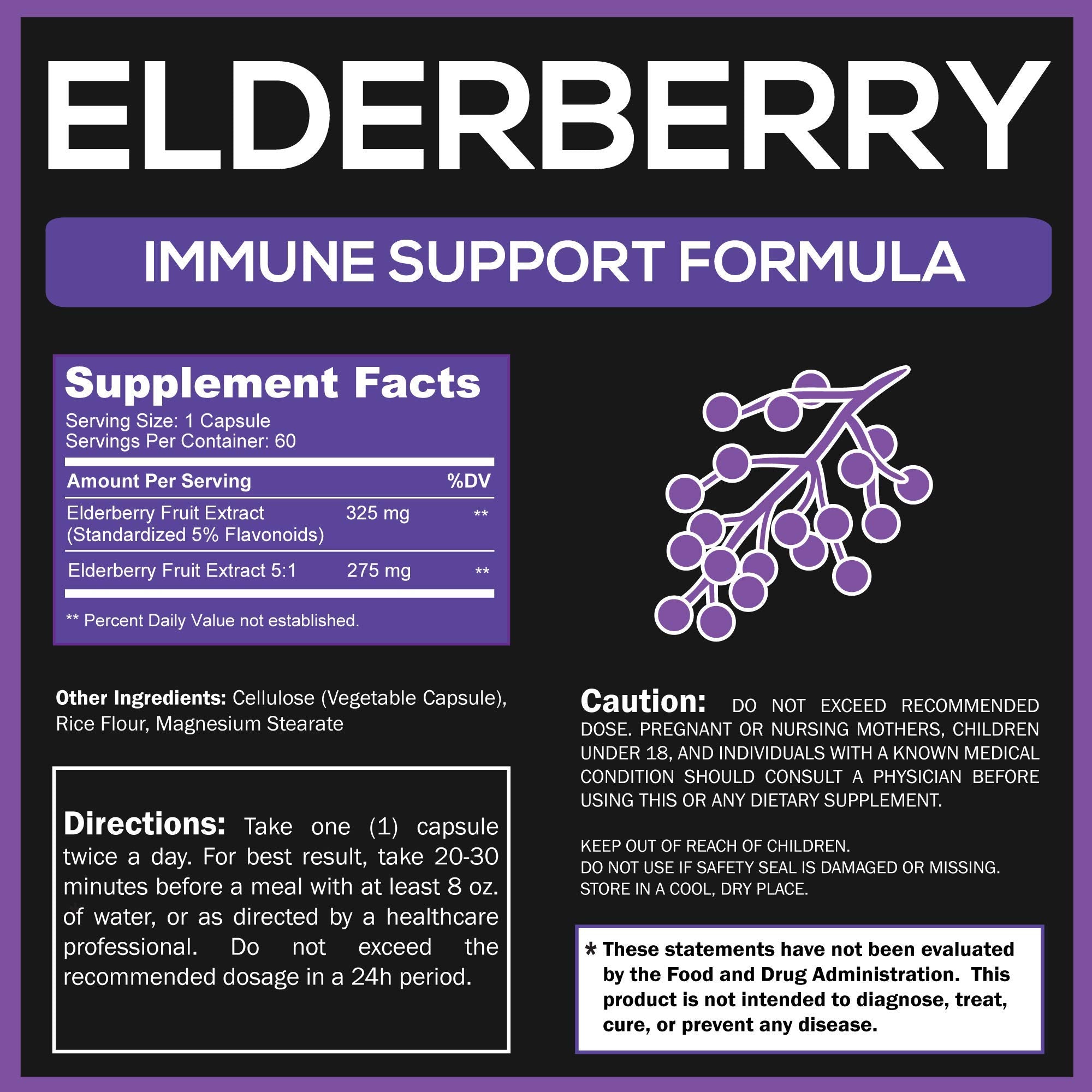 immune support with elderberry extract