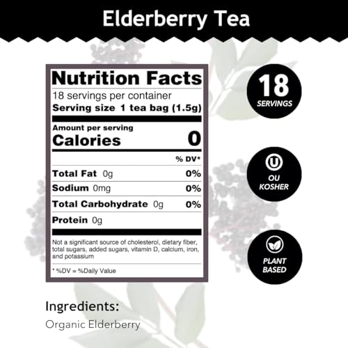 immune support with elderberry tea