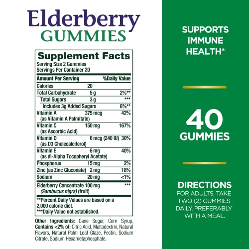 immune support with elderberry vitamins