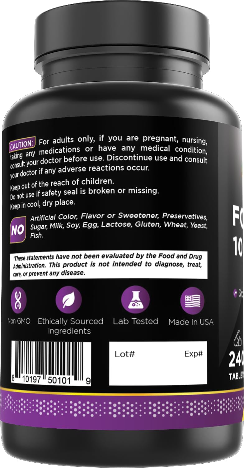 immune support with folate tablets