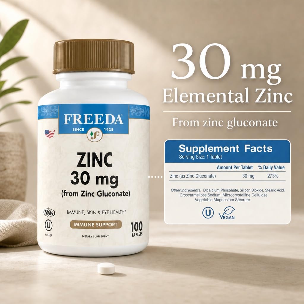 immune support with Freeda zinc