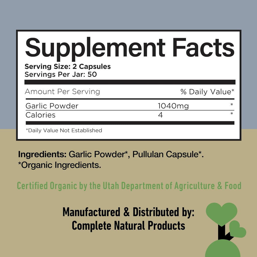 immune support with garlic capsules