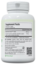 Immune support with garlic capsules