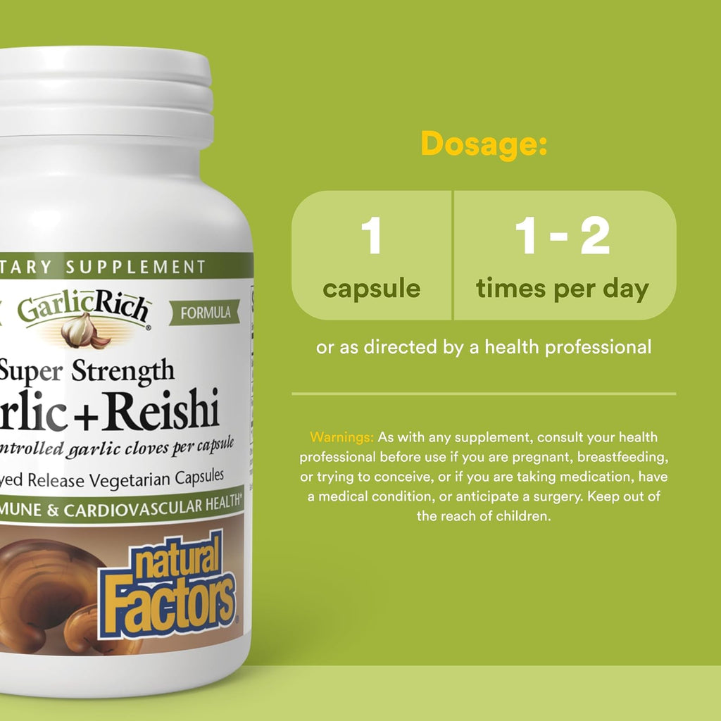 immune support with garlic reishi
