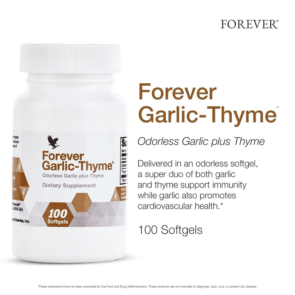immune support with garlic thyme
