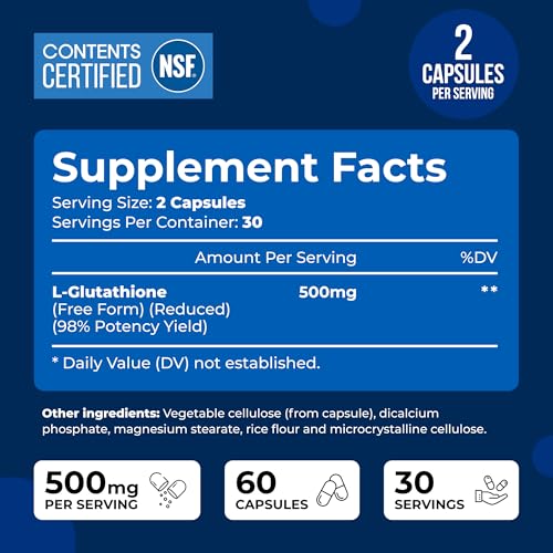 immune support with glutathione capsules