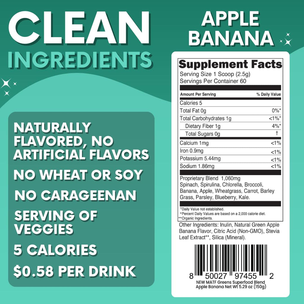 immune support with green superfood powder