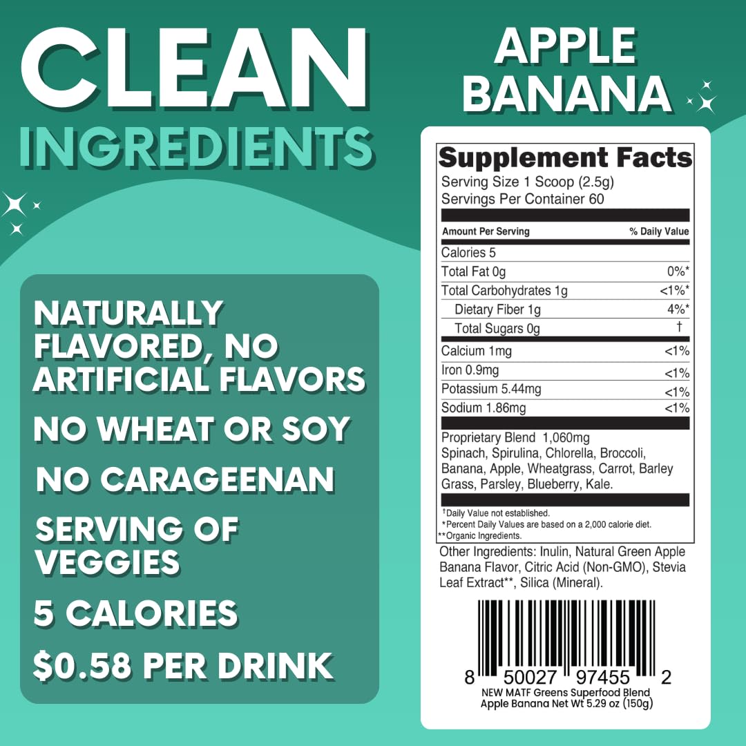 immune support with green superfood powder