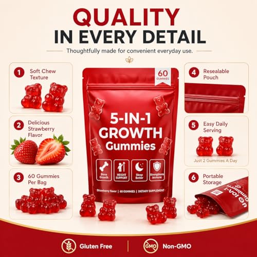 immune support with growth gummies