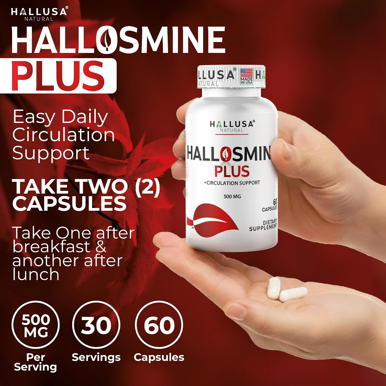 immune support with Hallusa vitamins