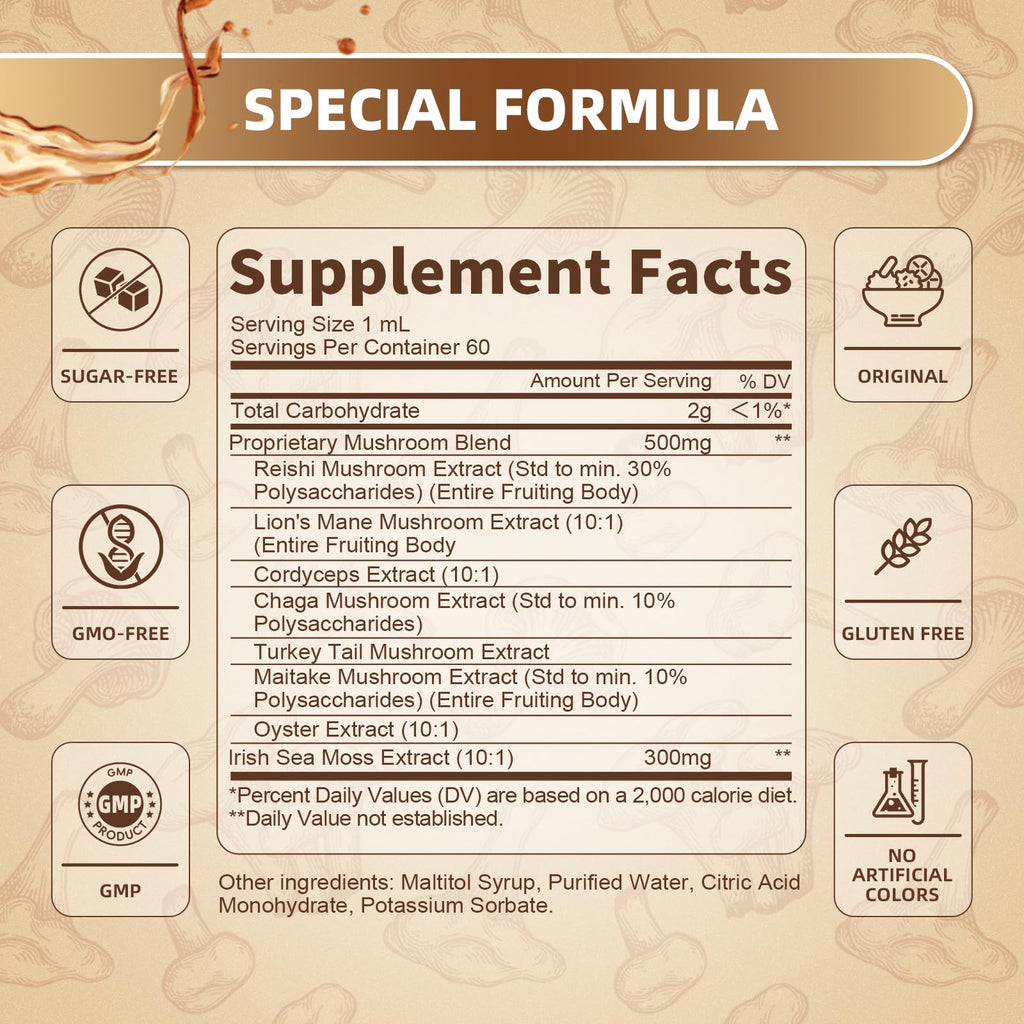 Immune support with Lions Mane