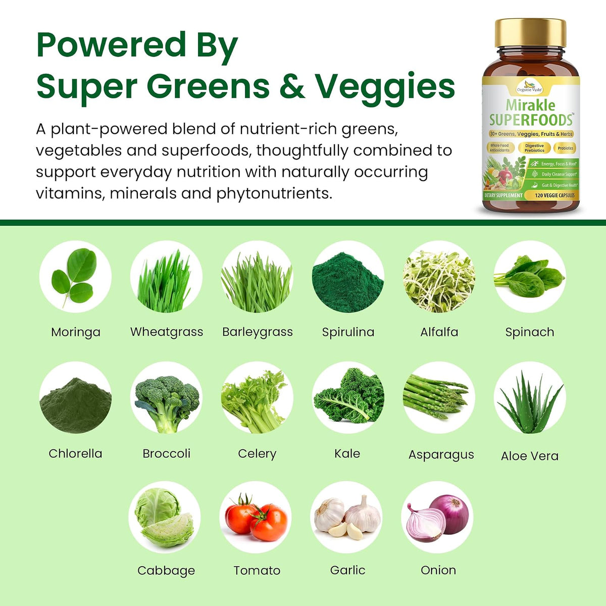 immune support with Mirakle greens