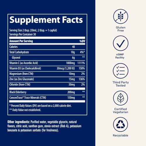 immune support with mixed berry flavour