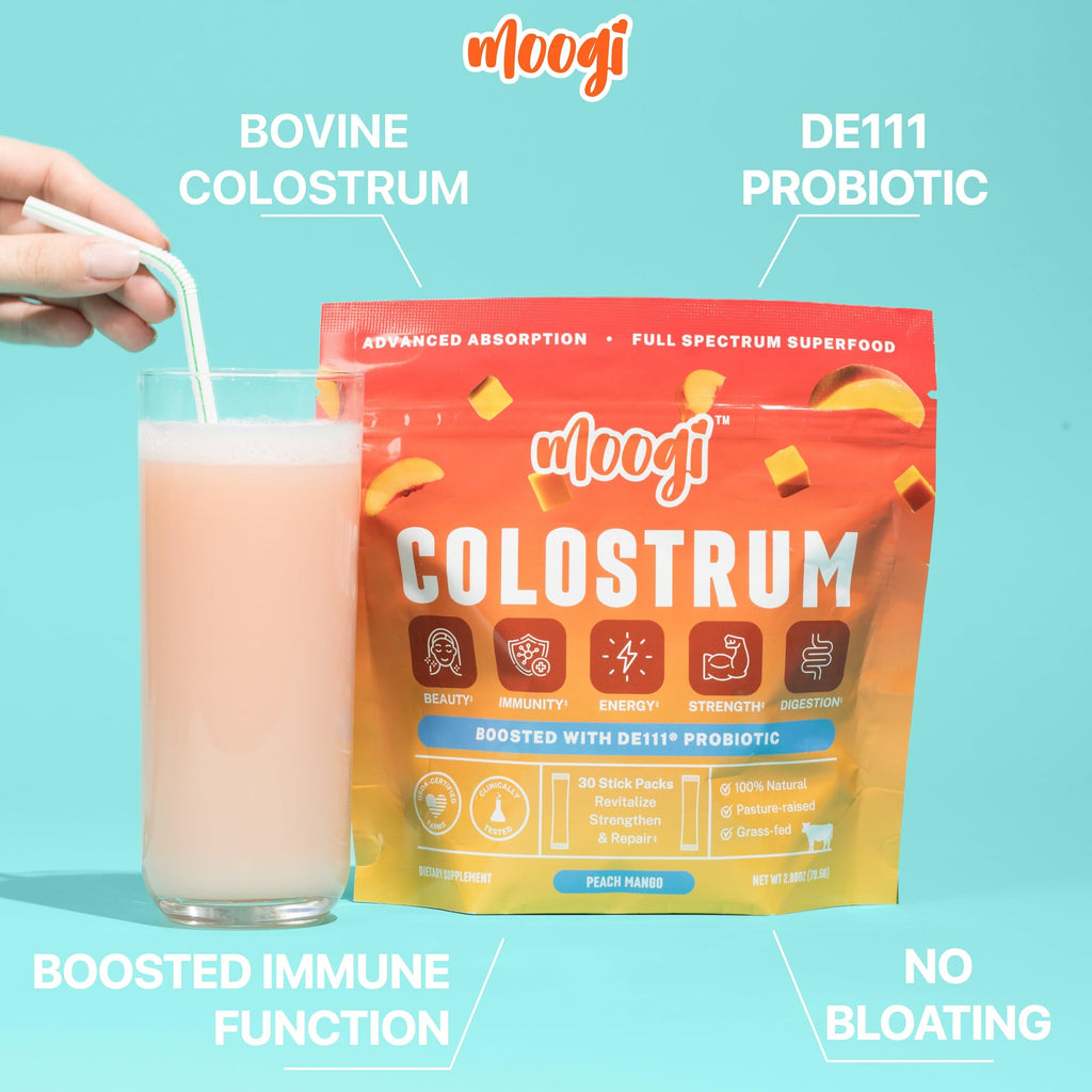 Immune support with Moogi colostrum